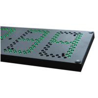 China 25mm IP65 Green LED Gas Price Changer Display with DC24V Power and 300m Remote Control Range for sale