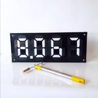 China IP65 Waterproof Outdoor Gas Price Display Signs with 180-280mm Digit Height and Magnetic Flip Technology for sale