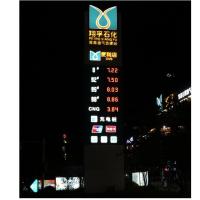 China 1100×430mm Digital Gas Station Price Changer with IP65 Rating and 300m Remote Control Range for sale