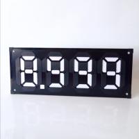 China Gas Station Digital Price Sign 820×320×10mm Magnetic Flip Display Board with 200mm Digit Height and Antifreeze Construction for sale