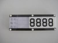 China RS35 Transcoded Digital Sign 26×48×10mm Manual Fuel Price Display Board with 8-Year Warranty for sale