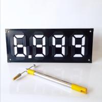 China Gas Station Digital Price Signs Magnetic Flip 7 Segment Board - 180mm to 280mm Digit Height, IP65 Waterproof for sale