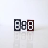 China RS75 18mm Thick Digital Display Module with 75mm Digit Height for Gas Station Price Signs and Timer Boards for sale