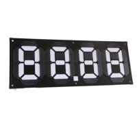 China 7 Inch Mechanical Flip Price Sign 850x325mm Gas Station Display with 4-Year Warranty for sale