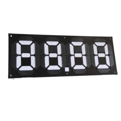 China 7 Inch Mechanical Flip Price Sign 850x325mm Gas Station Display with 4-Year Warranty for sale