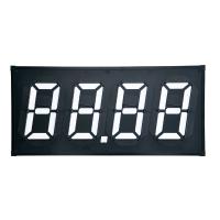 China Magnetic Gas Station Price Flip Sign 1100×440mm Four Digits Display Board with 5-Year Warranty for sale