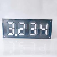 China Magnetic Gas Station Price Flip Sign 1100×440mm Four Digits Display Board with 5-Year Warranty for sale