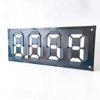 China Magnetic Gas Station Price Flip Sign 1100×440mm Four Digits Display Board with 5-Year Warranty for sale
