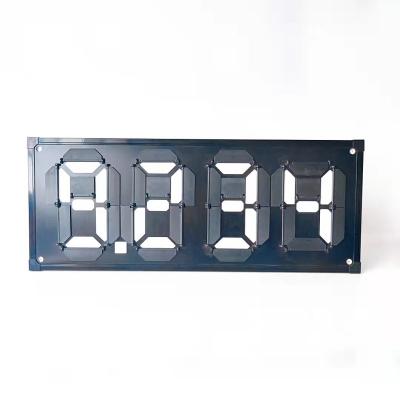 China Outdoor Gas Station Price Display Sign - 1100×440mm Aluminum Panel with 6-Year Warranty and Magnetic Flip Digits for sale