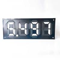 China Custom Large Gas Station Price Flip Signs 850×400mm with 250mm Italic Font and 4-Year Warranty for sale