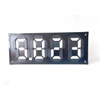 China Custom Large Gas Station Price Flip Signs 850×400mm with 250mm Italic Font and 4-Year Warranty for sale