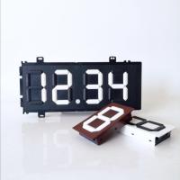 China Digital Combination Panel Display Board 266×113×20mm with 75mm Digit Height for Price and Time Display for sale