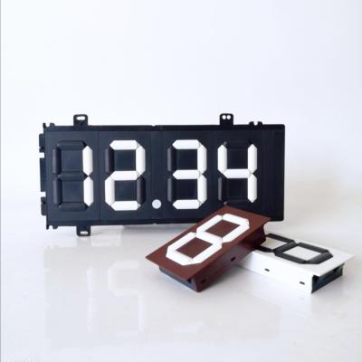 China Digital Combination Panel Display Board 266×113×20mm with 75mm Digit Height for Price and Time Display for sale