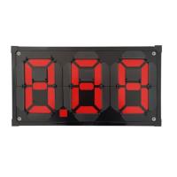 China Magnetic Gas Station Price Flip Signs - 180mm to 280mm Digit Height, Reflective Aluminum Display Boards with 3-Year Warranty for sale
