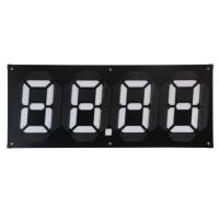 China 860×350×10mm Magnetic Fuel Station Sign Board with 530×280mm Panel and 3-Year Warranty for Gas Station Price Display for sale