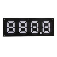 China 860×350×10mm Magnetic Fuel Station Sign Board with 530×280mm Panel and 3-Year Warranty for Gas Station Price Display for sale