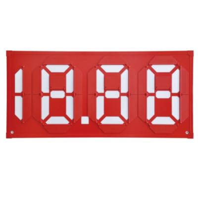 China 5 Character Gas Station Fuel Price Board - 180mm to 280mm Digit Height, Reflective or Translucent Type with 3 Year Warranty for sale