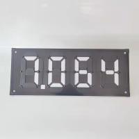 China Reflective Waterproof Magnetic Flip Gas Price Sign - 660×300×10mm Panel with 6-Year Warranty for sale