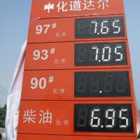 China Reflective Waterproof Magnetic Flip Gas Price Sign - 660×300×10mm Panel with 6-Year Warranty for sale