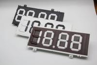 China Outdoor Plastic Manual Turnover Gas Price Sign with 75mm Digit Height and 266×113×20mm Size for Fuel Station Display for sale