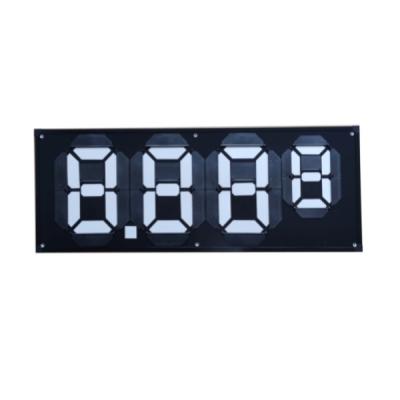 China Outdoor Gas Station Magnetic Flip Digital Price Sign 680x280mm with 180-280mm Digit Height Options for sale