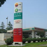 China Outdoor Gas Station Magnetic Flip Digital Price Sign 680x280mm with 180-280mm Digit Height Options for sale