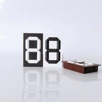 China RS75 Manual Flip Gas Price Sign Numbers - 75mm Digit Height, 95×55×18mm ASA Plastic Digital Display for sale