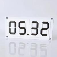 China Combination Digital 7 Segment Display Panel 260×120×17mm with 75mm Digit Height for Price and Information Display for sale
