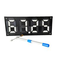 China IP65 Waterproof Digital 7 Segment Display Board Magnetic Flip Fuel Price Sign 180-280mm Digit Height for sale
