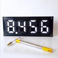 China Waterproof Digital 7-Segment Display Board 180-280mm Height IP65 Rating for Gas Price Signage for sale