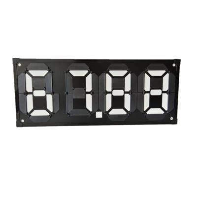 China Energy Saving 7 Segment Gas Station Price Display Panel 180mm to 280mm Digit Height with Magnetic Flip Technology for sale