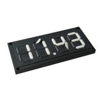 China Hand Flip Digital Seven Segment Display Board 560×120mm 75mm Digits Outdoor Statistical Information Signage for sale