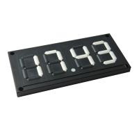 China Hand Flip Digital Seven Segment Display Board 560×120mm 75mm Digits Outdoor Statistical Information Signage for sale