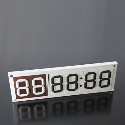 China 3 Inch Outdoor Digital Timer Display 410×120mm with 75mm Digit Height and 35-Year Warranty for sale