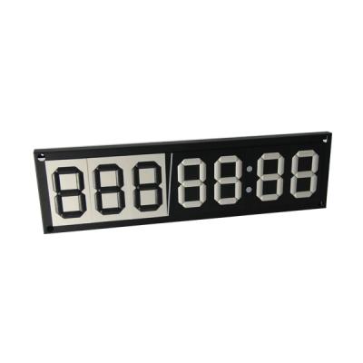 China 3-Inch Outdoor Heat Resistant Hand Flip Scoreboard - 75mm Digits, 550×120×17mm Size, 6-Year Warranty for sale