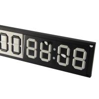 China 8888 Black on White Digital Timer Display - 75mm Digits, 500×120×17mm Size for Warehouse Quantity Counting for sale