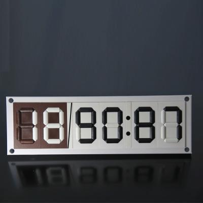 China Double-Sided Digital Flip Timer Display 75mm Characters 17mm Thick for Sports Competitions and Events for sale