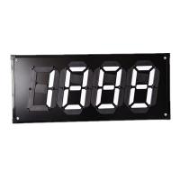 China Waterproof Magnetic Flip Digital Message Display Board 180-280mm Digit Height with US Patent for sale