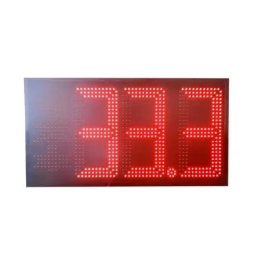 China 25mm Thick IP65 Waterproof LED Gas Station Price Display Board with DC24V and 5000CD Brightness for sale