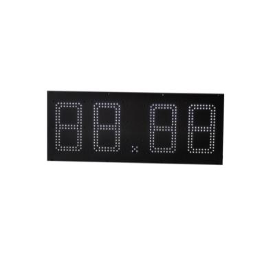 China 880×370mm IP65 Gas Station LED Price Display Board - DC24V Operation with 5000 CD/㎡ Brightness for sale