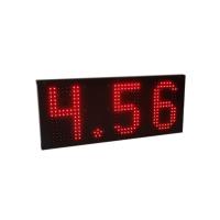 China Gas Station LED Price Display 4 Digit 7 Segment - IP65 Waterproof, DC24V, 25mm Thickness with Remote Control for sale