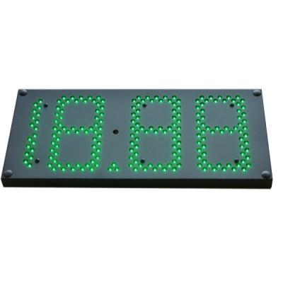 China 9-inch LED Gas Station Price Display IP65 Waterproof DC24V 5000CD/m² Brightness 25mm Thickness for sale