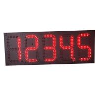 China 9-inch LED Gas Station Price Display IP65 Waterproof DC24V 5000CD/m² Brightness 25mm Thickness for sale