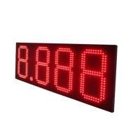 China 13-inch IP65 Waterproof LED Gas Price Sign with RF Remote Control - DC24V 5000CD Brightness for sale