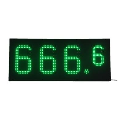 China 530×220×25mm IP65 Waterproof LED Gas Station Price Display Board with 240W Power and Remote Control for sale