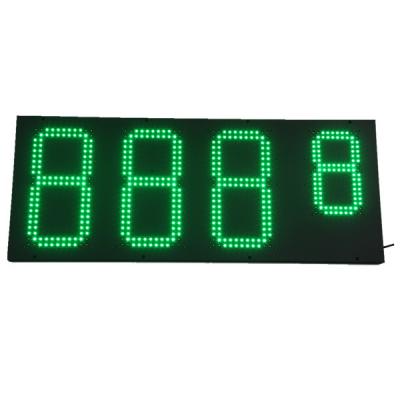 China DC 24V Gas Station LED Price Display Board with Remote Control - 25mm Thickness, 5000CD/㎡ Brightness for sale
