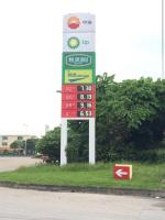 China IP65 Gas Station LED Oil Price Display Board with Remote Control - DC24V, 300m Range, 3-Year Warranty for sale