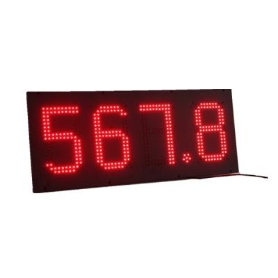 China Waterproof LED Gas Station Price Display Board - IP65 Rated, 25mm Thickness, 300m Remote Control Range for sale