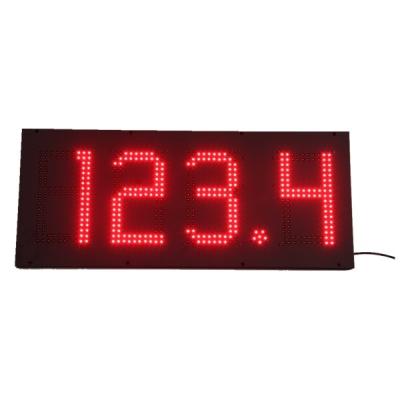 China IP65 Waterproof LED Display Board Gas Station Price Sign 25mm Thick Digital Split Flap Display with 300ft Wireless Range for sale