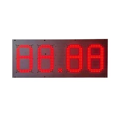 China Wireless Control IP65 Waterproof 12-Inch Gas Price LED Sign - DC24V 25mm Aluminum Display for sale